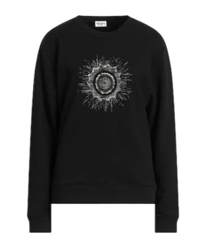 Saint Laurent Crewneck Sweatshirt With Crystal Embellishments