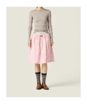 Miu Miu Silk Crew-neck Sweater