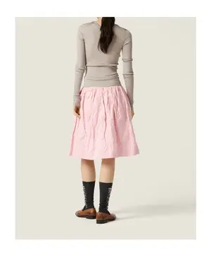 Miu Miu Silk Crew-neck Sweater