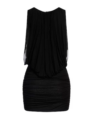 Saint Laurent Sleeveless Round Neck Mini Dress