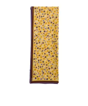 Miu Miu Printed Poplin Scarf - Yellow