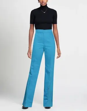 Sportmax Solid Color Stretch Straight-leg Pants