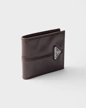 Prada Leather Wallet With Coin Purse