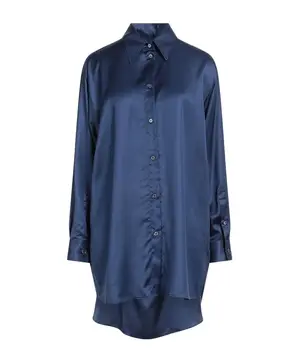 MAISON MARGIELA Solid Colour Shirts - Blue