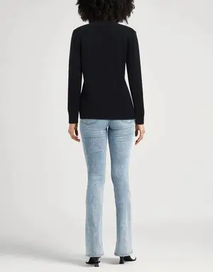 GANNI Colorful Jacquard Knitted Long Sleeve