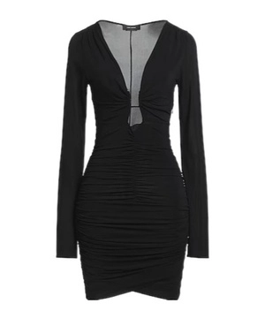 Isabel Marant Étoile Draped Plunge Neck Sheath Dress - Black