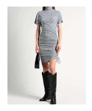 Isabel Marant Étoile Two-tone Gathered Sheath Dress