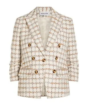 VERONICA BEARD Ryland Checked Tweed Jacket