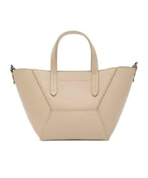 Brunello Cucinelli Brunello Cucinelli Bead Mini Leather Tote Bag Nude