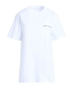 Max Mara Logo Crew Neck T-shirt - White