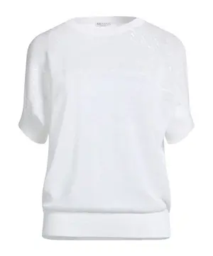 Brunello Cucinelli Crew Neck Sequin Short Sleeve Knit