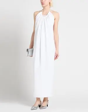 Sportmax Solid Color Sleeveless Dress
