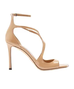 JIMMY CHOO Azia 95 Patent Leather Sandals