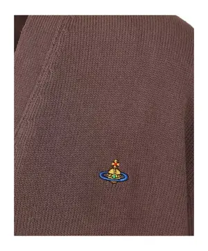 VIVIENNE WESTWOOD Orb Embroidered Buttoned Cardigan