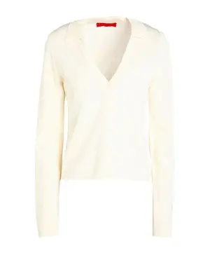 MAXCO. Max&co. Button Front Cardigan With Pointelle Detail