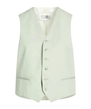 MAISON MARGIELA Single-breasted Waistcoat - White