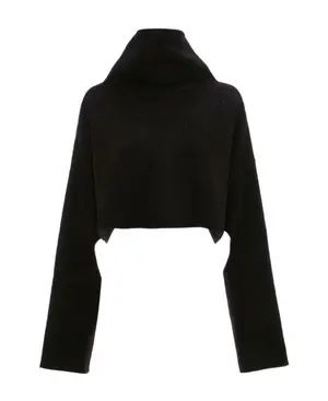 J.W.ANDERSON JW Anderson Cut-Out Detailed Funnel Neck Jumper