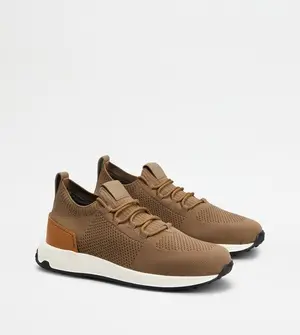 TOD'S Logo-appliqué Knitted Sneakers
