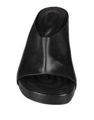 Jacquemus Geometric Heel Leather Slide Sandals