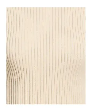Sportmax Solid Color Lightweight Knit Top