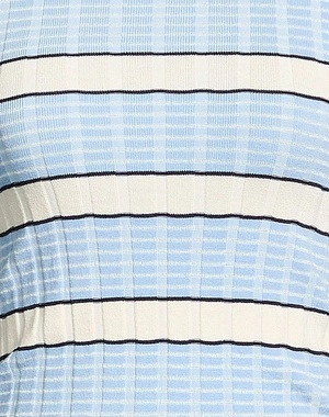 Rag & Bone Striped Knitted Short Sleeve Sweater