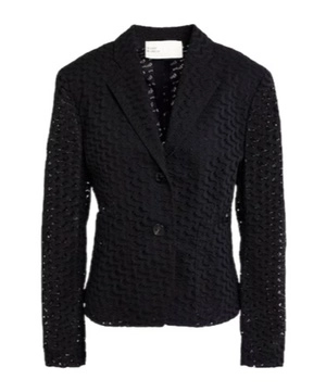 Tory Burch Single-breasted Embroidered Blazer
