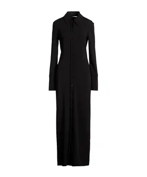 Sportmax Solid Color Shirt Dress - Black