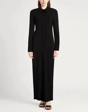Sportmax Solid Color Shirt Dress