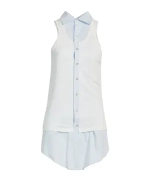 MAISON MARGIELA Two-tone Long Sleeveless Shirt