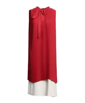 MAISON MARGIELA Two-tone Sleeveless Ruched Dress