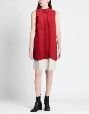 MAISON MARGIELA Two-tone Sleeveless Ruched Dress