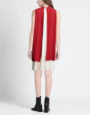 MAISON MARGIELA Two-tone Sleeveless Ruched Dress