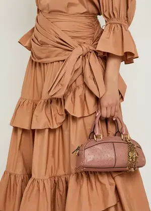 Chloé Tiered Cotton-poplin Maxi Skirt