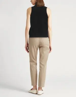 Max Mara Solid Sleeveless Turtleneck Knit