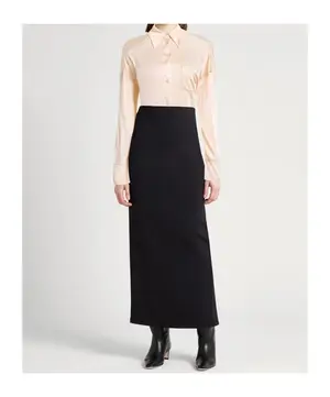 Sportmax Pointed Collar Long-sleeved Shirt With Chest Pocket