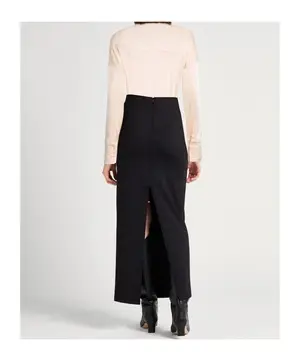 Sportmax Pointed Collar Long-sleeved Shirt With Chest Pocket
