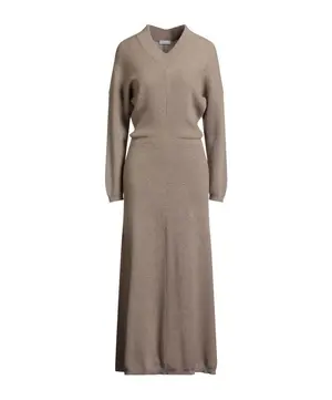 Brunello Cucinelli Cashmere Knit Dress - Gray