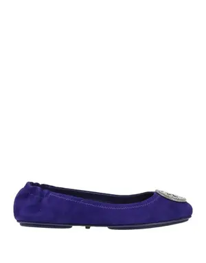 Tory Burch Suede Ballet Flats - Blue