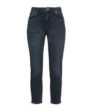 Rag & Bone Straight Leg Jeans - Black