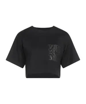 MAX MARA Crew Neck Cropped T-shirt