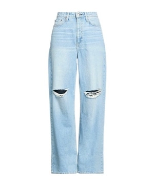 Rag & Bone Wide-leg Distressed Denim Pants