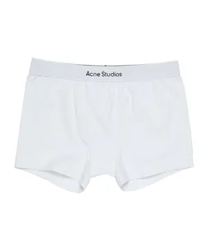 Acne Studios Logo Boxer Briefs - Light White