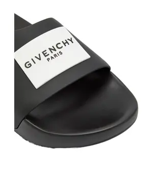 Givenchy Logo Rubber Sliders