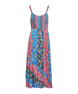 MAXCO. Max&co. Floral Print Midi Dress - Blue