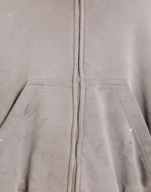 MAISON MARGIELA Tie-dye Zip-up Hoodie