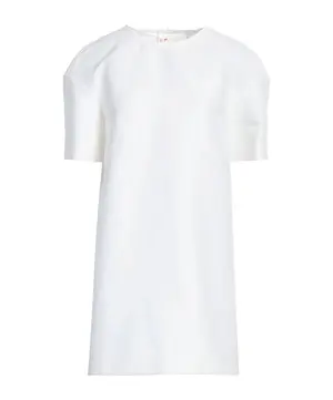Marni Crewneck Flared Dress - White