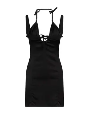 Jacquemus Sleeveless Deep V-neck Halter Dress
