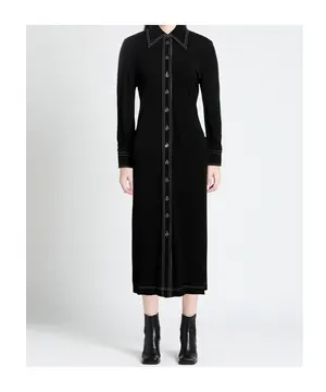 Tory Burch Long Sleeve Belted Shirt Dress
