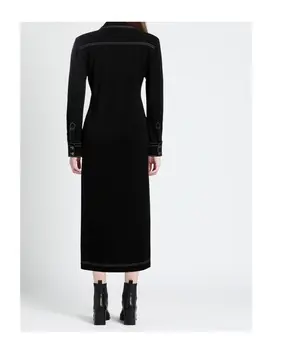 Tory Burch Long Sleeve Belted Shirt Dress