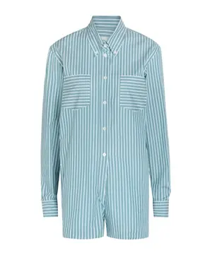 Dries Van Noten Striped Cotton Jumpsuit